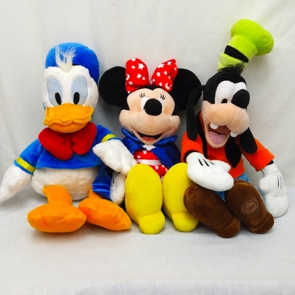 Disney | Toys | Disney Store Plush Stuffed Animal Goofy Donald Duck And ...